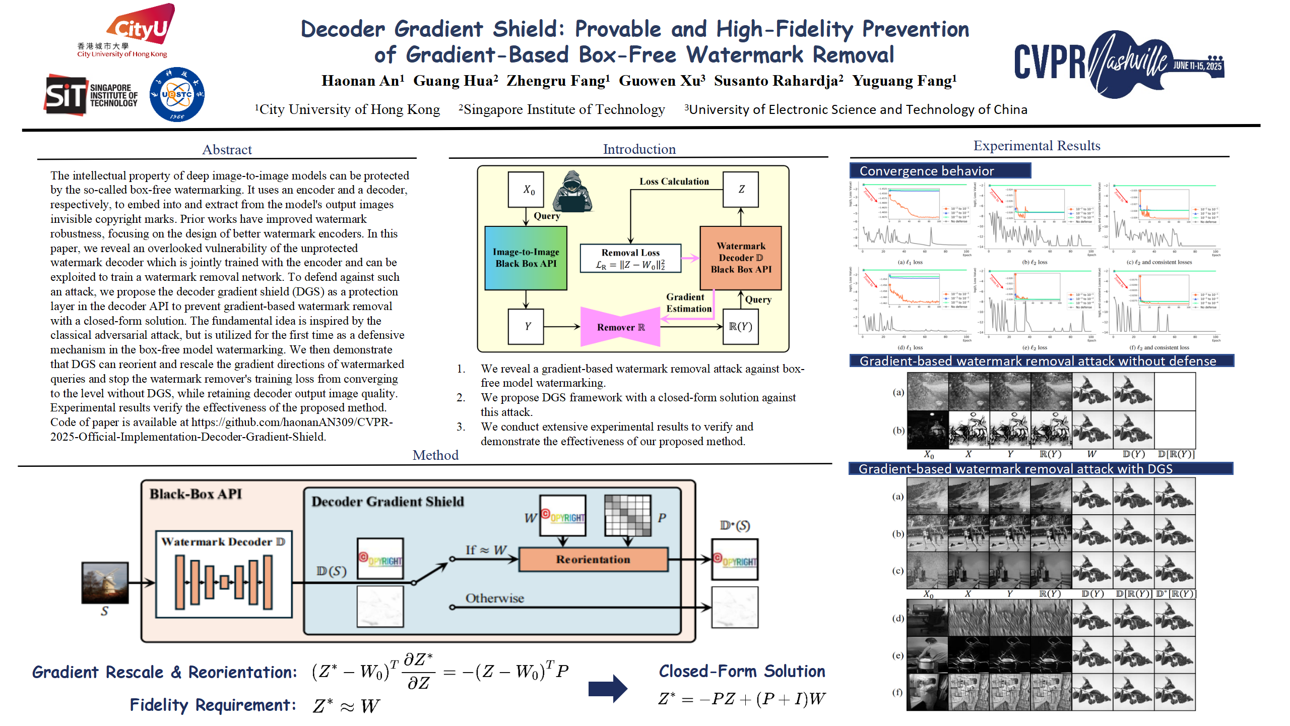 CVPR Poster Decoder Gradient Shield: Provable and High-Fidelity ...